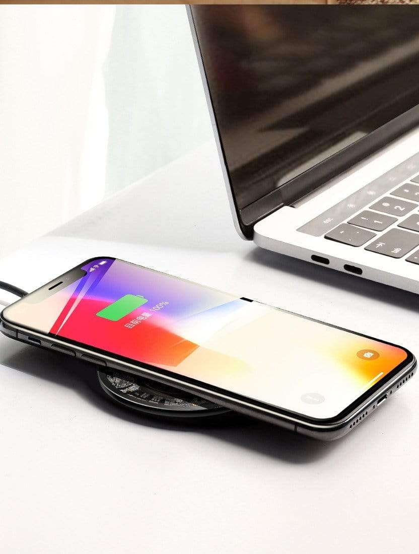 اطلب الشاحن اللاسلكي Baseus Simple Wireless Charger Crystal الأصلي ...