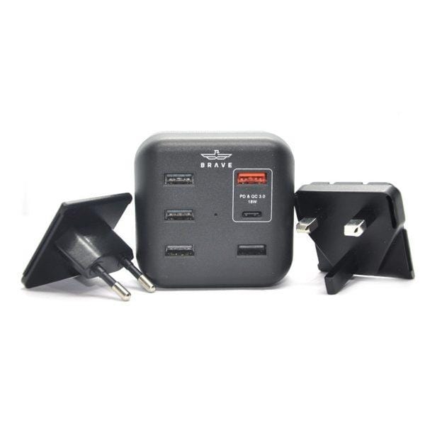 Order brave 6 ports smart power adapter Now! | Jomla.ae