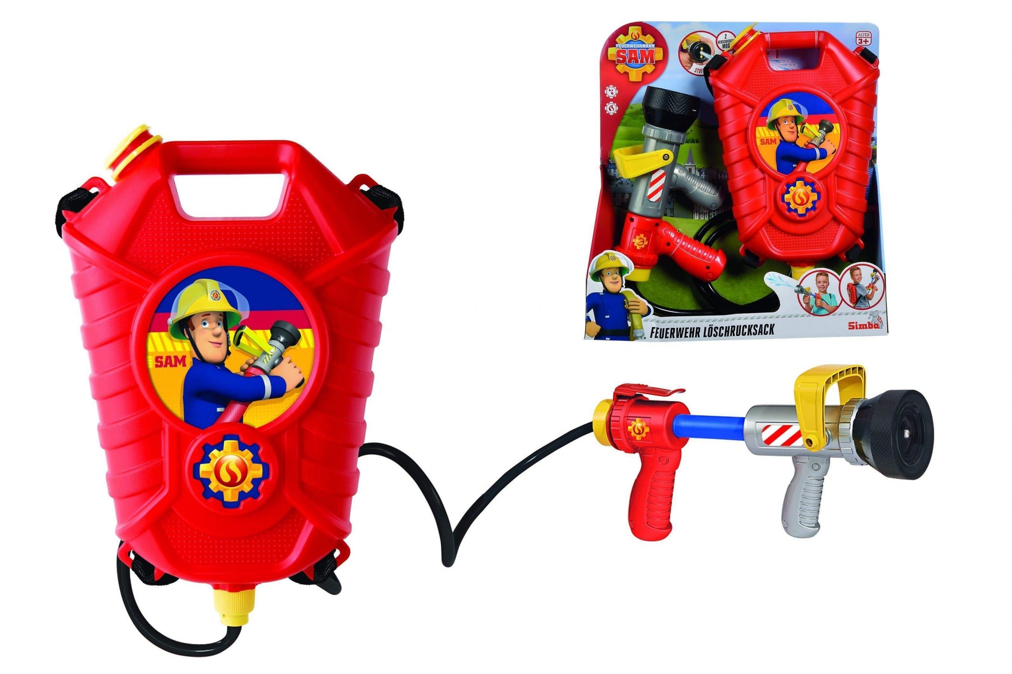 Order FIREMAN SAM sam fireman tank backpack blaster Now! | Jomla.ae