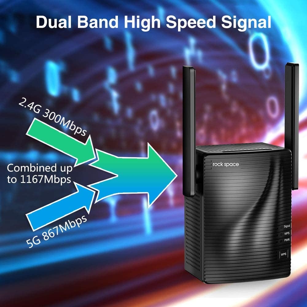 Order Generic wifi repeater wifi range extender rock space ac 1201 Now ...
