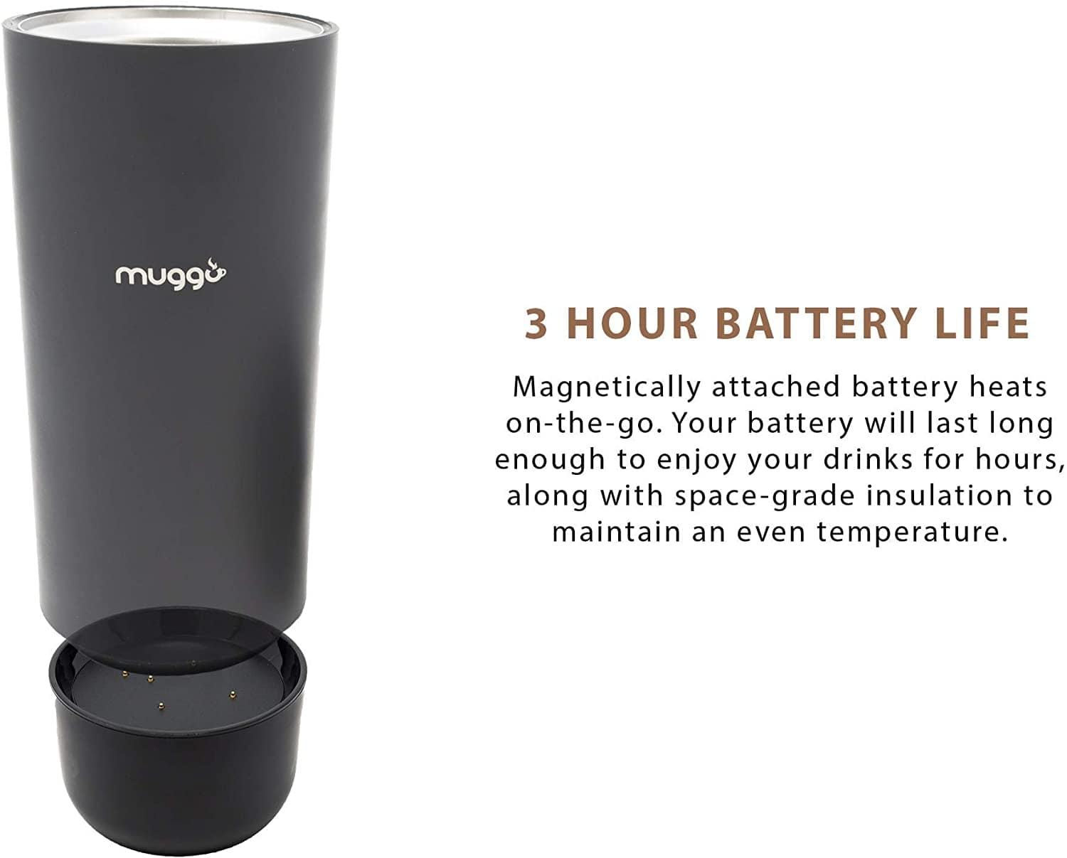 Order Muggo 12 oz temperature control mug with 3 hour battery life Now ...