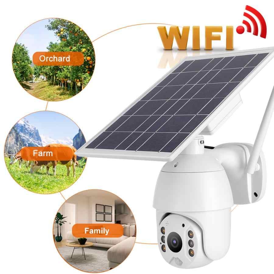 Order Generic intelligent solar energy alert ptz camera wifi waterproof ...