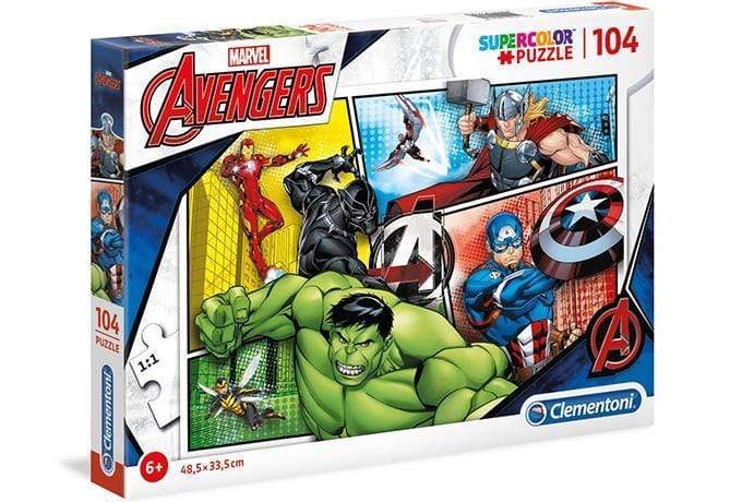 Order MARVEL super color puzzle avengers 104 pcs Now! | Jomla.ae
