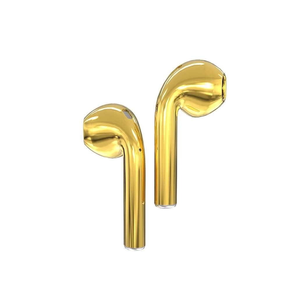 Order porodo soundtec pure sound wireless earbuds gold Now! | Jomla.ae