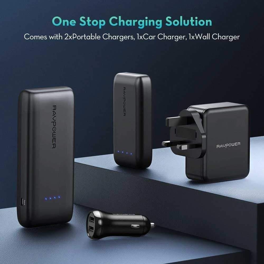 Order ravpower 10 in 1 portable charger combo black Now! | Jomla.ae