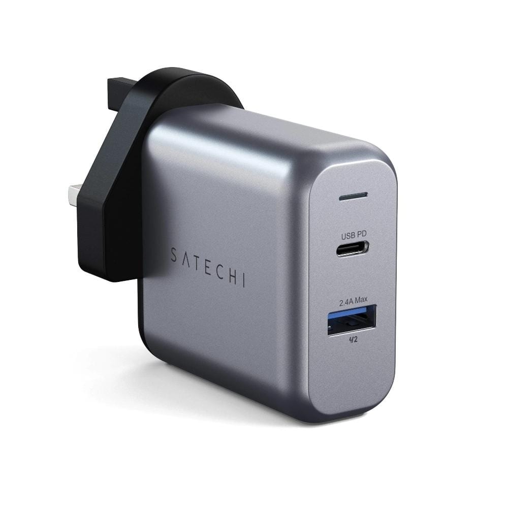 Order satechi 30w dual port wall charger usbc usba uk space gray Now ...