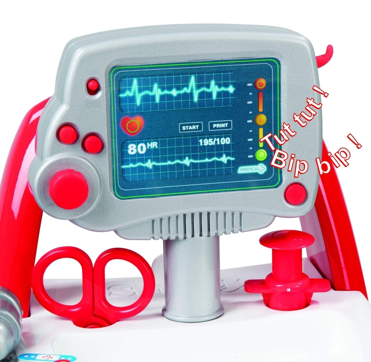 Order smoby medical trolley with 16 accessories Now! | Jomla.ae