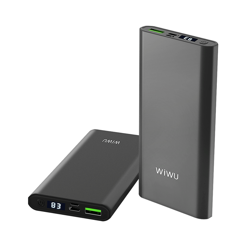 Order wiwu fully compatible 10000mah power bank black Now! | Jomla.ae