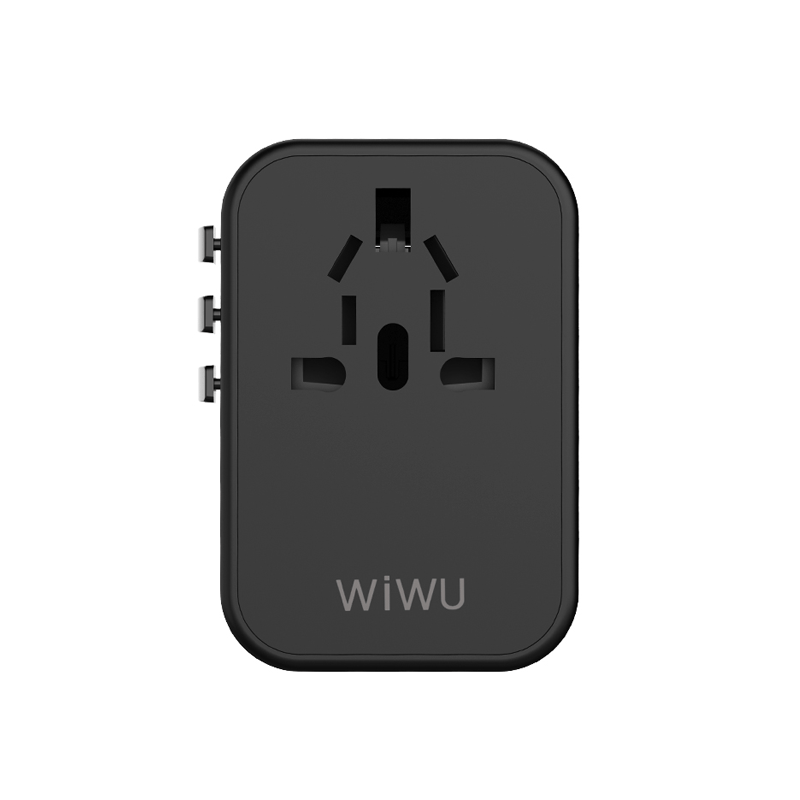 Order Wiwu Ua 303 Universal Plug Adapter Black Now! | Jomla.ae