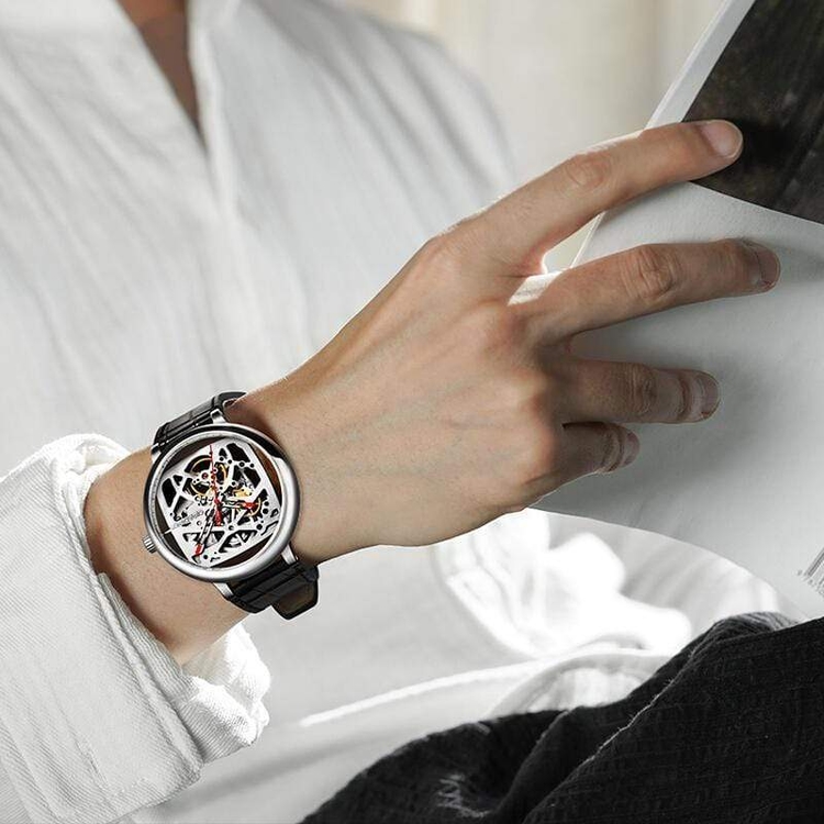 Order Xiaomi mi ciga design automatic mechanical men watch silver Now ...