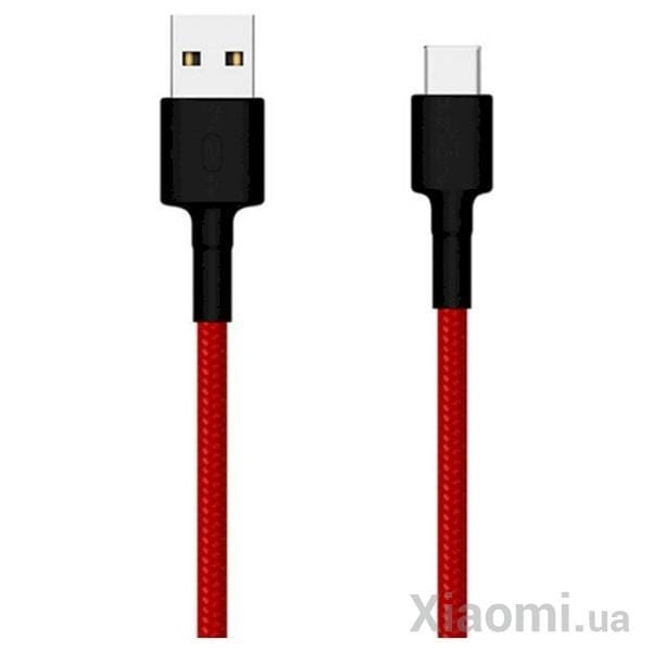 Order Xiaomi mi braided usb type c cable 100cm red Now! | Jomla.ae