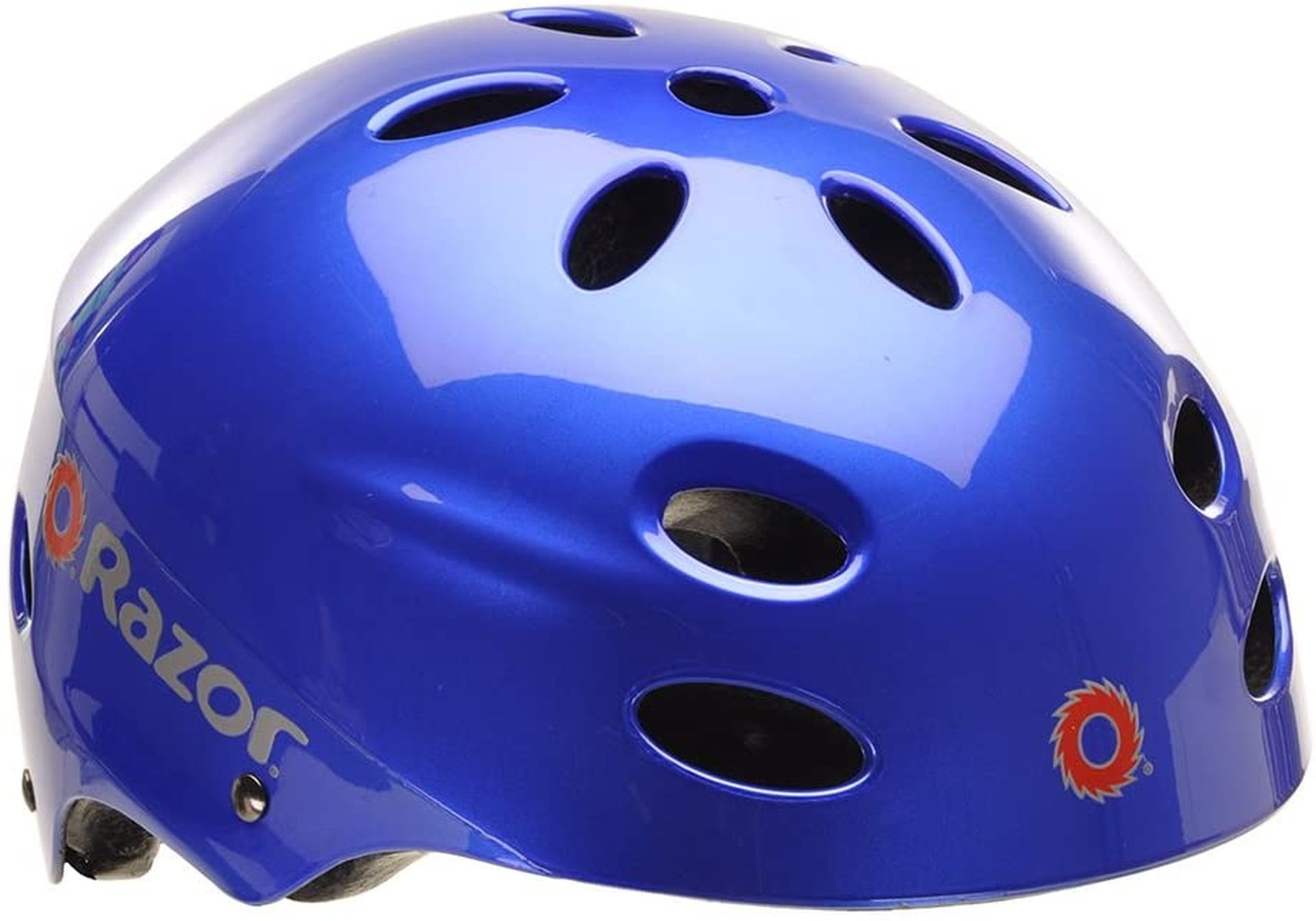 Order RAZOR YOUTH HELMET GLOSS BLUE V-17 Now! | Jomla.ae