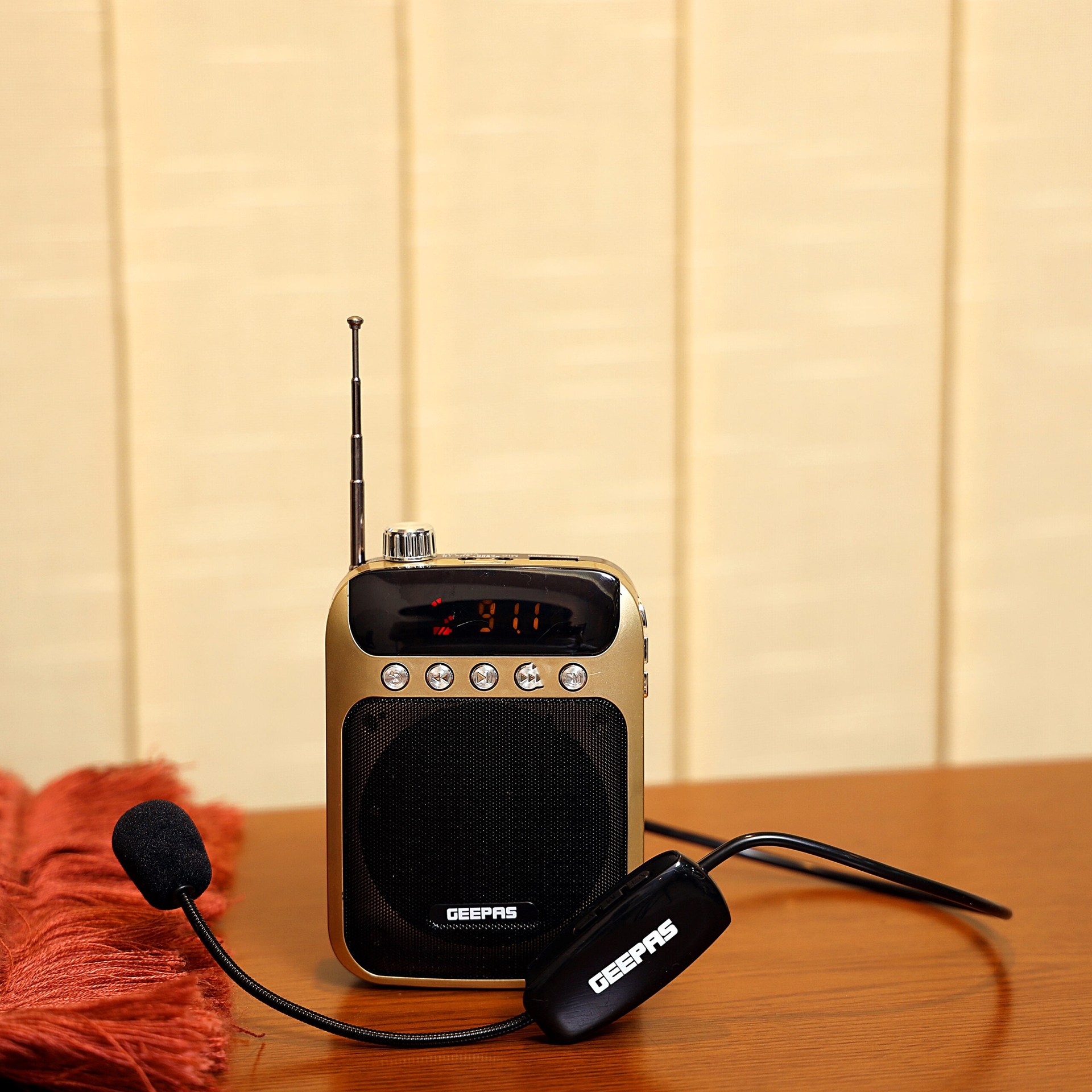 Order Geepas Rechargeable Mini Speaker - Amplifier with UHF Wireless ...