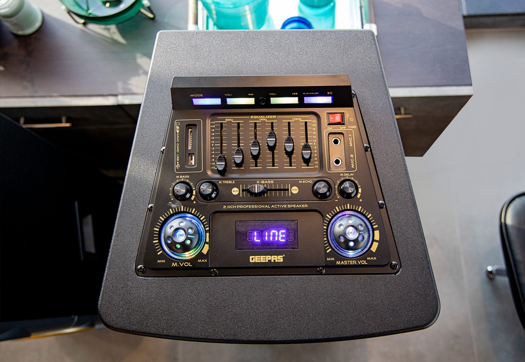 Order Geepas GMS8518 2.1CH Professional Speaker - Wireless Microphones ...