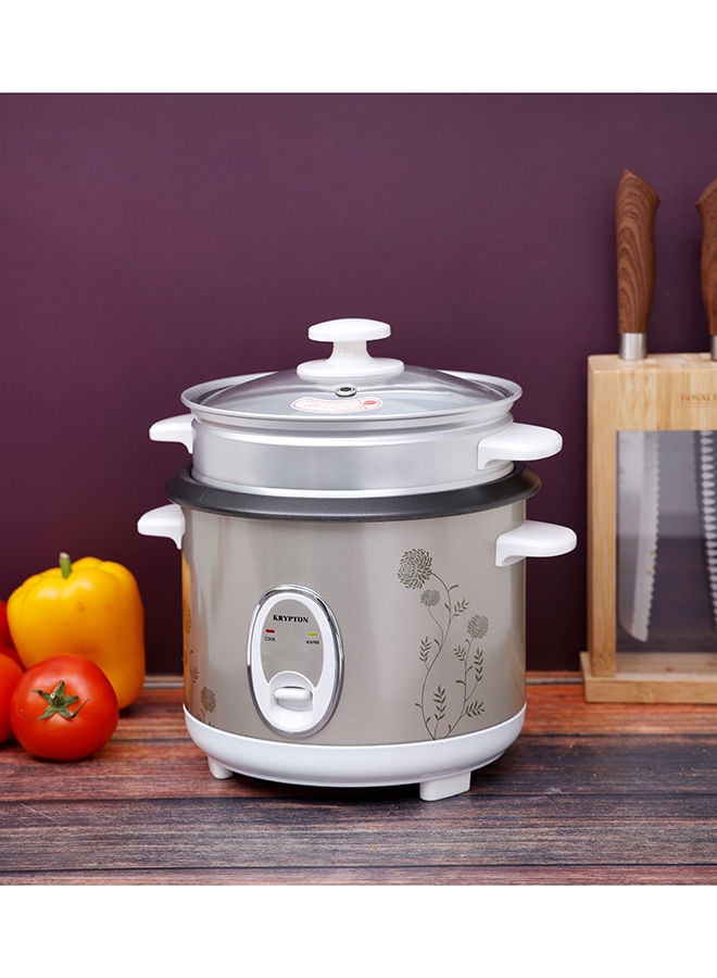 Order Krypton Electric Rice Cooker 1 l KNRC6055 Silver Now! | Jomla.ae
