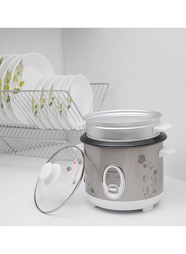 Order Krypton Electric Rice Cooker 1 l KNRC6055 Silver Now! | Jomla.ae
