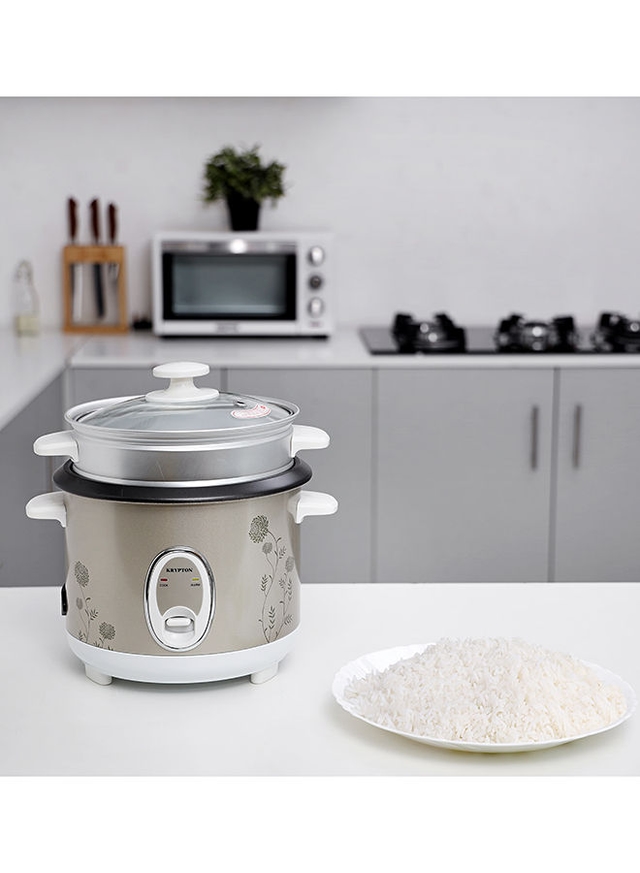 Order Krypton Electric Rice Cooker 1 l KNRC6055 Silver Now! | Jomla.ae