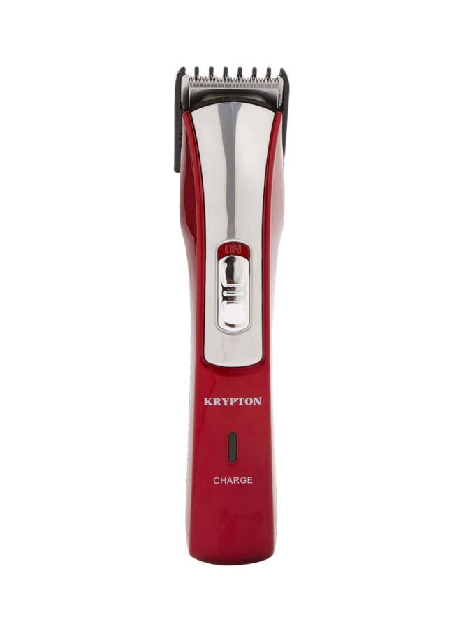 Order Krypton Rechargeable Trimmer Red/Silver/Black Now! | Jomla.ae