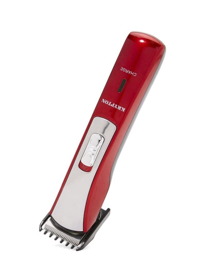 Order Krypton Rechargeable Trimmer Red/Silver/Black Now! | Jomla.ae