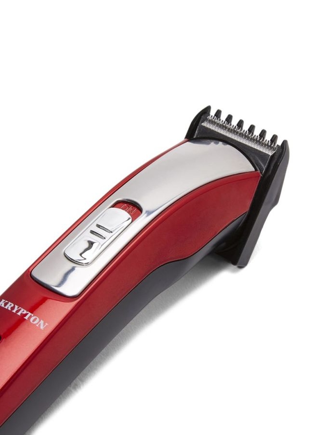 Order Krypton Rechargeable Trimmer Red/Silver/Black Now! | Jomla.ae