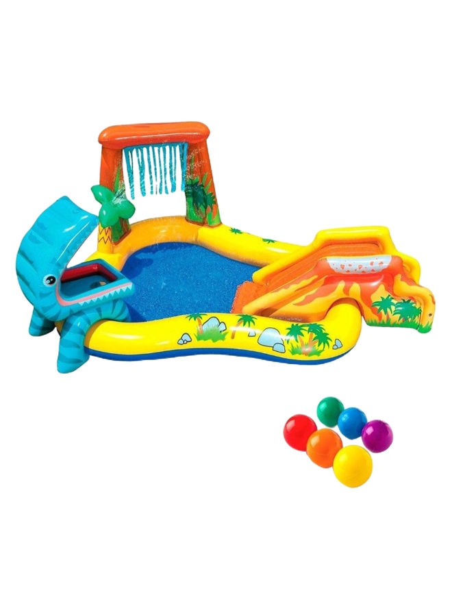 Order INTEX Dinosaur Play Centre Inflatable Pool With Balls Now! | Jomla.ae