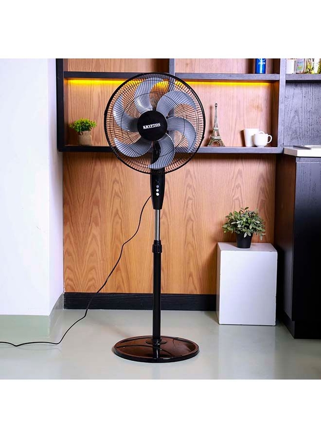Order Krypton Stand Fan 3 Speed 6 Leaf Blade With Safety Grill 6 kg 75 ...