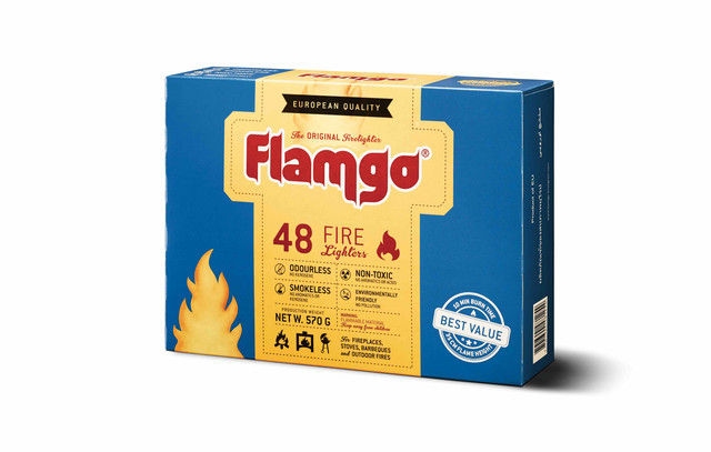 Order Flame-on Premium BBQ Charcoal With Flamgo Fire Lighter Cubes 4kg ...