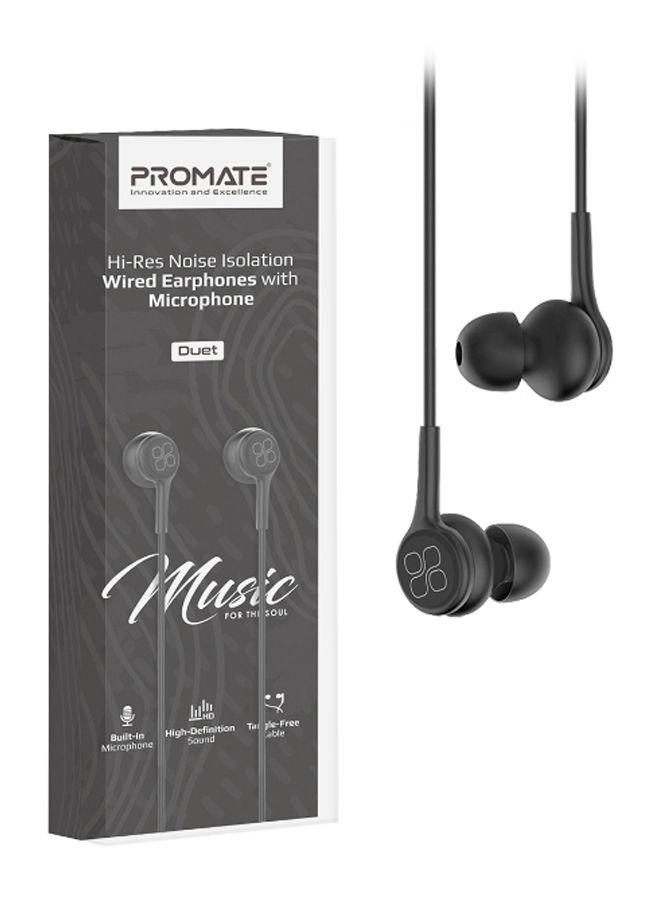 Order promate Universal Dynamic Hi-Res Noise Isolating Wired Earphones ...