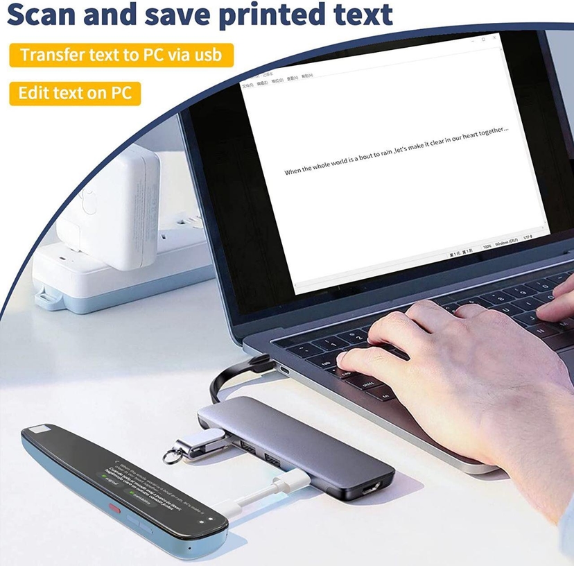 اطلب قلم ترجمة فوري وقراءة ذكي 112 لغة Newyes Scan Reader Pen Voice ...