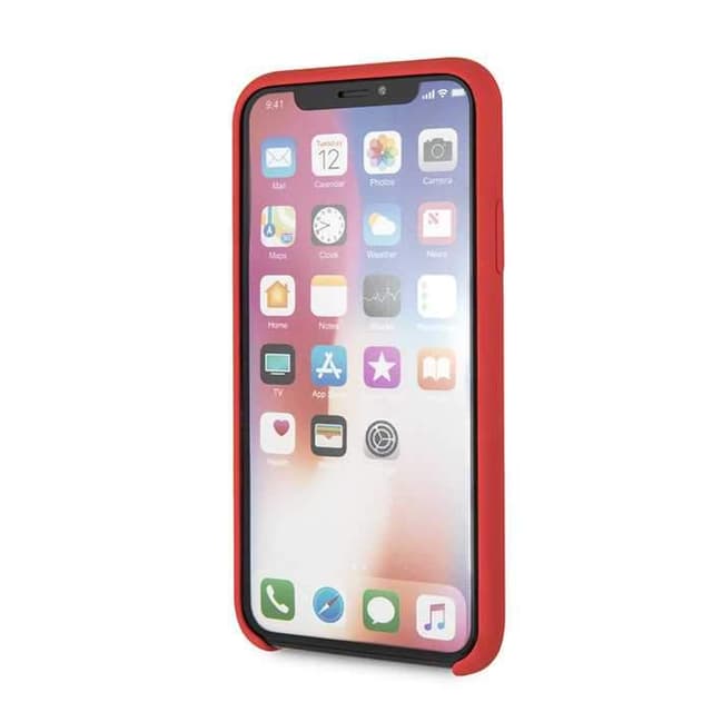 ferrari sf silicone case for iphone x red | Jomla.ae