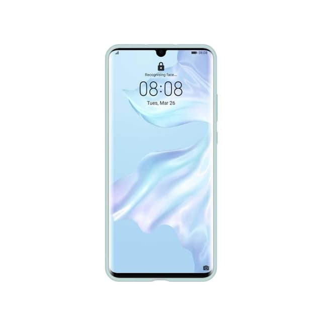 huawei p30 pro silicone case light blue | Jomla.ae