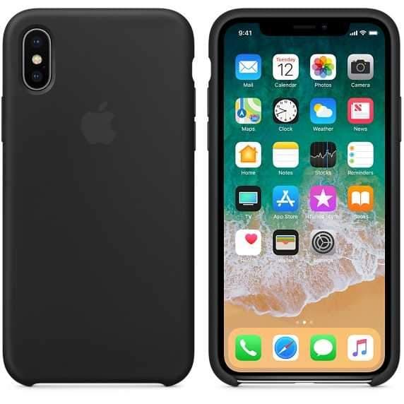 Order Apple Iphone X Silicone Case - Black Now! | Jomla.ae