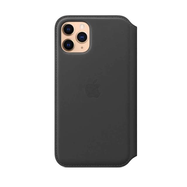 apple iphone 11 pro leather folio case black | Jomla.ae
