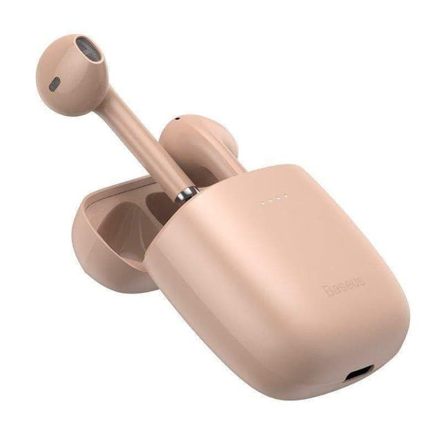 Order baseus encok true wireless earphones w04 pro pink Now! | Jomla.ae