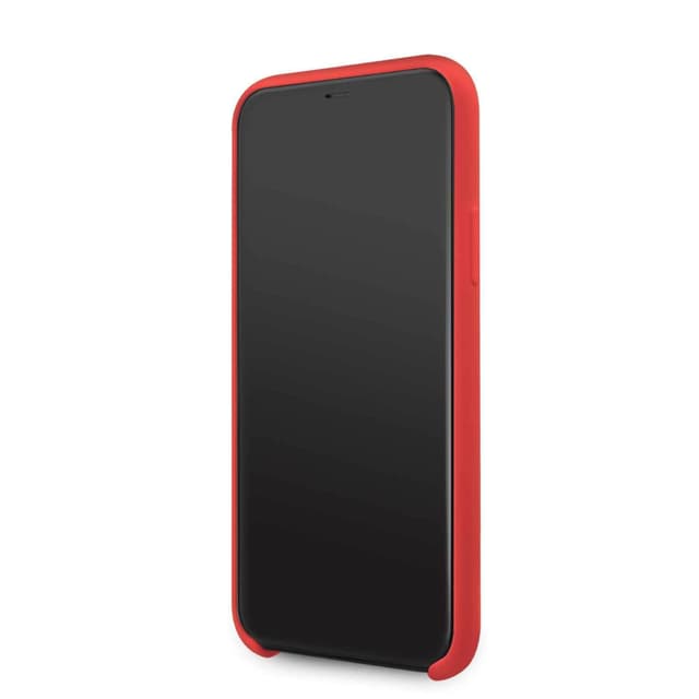 ferrari sf silicone hard case logo shield for iphone 11 red | Jomla.ae