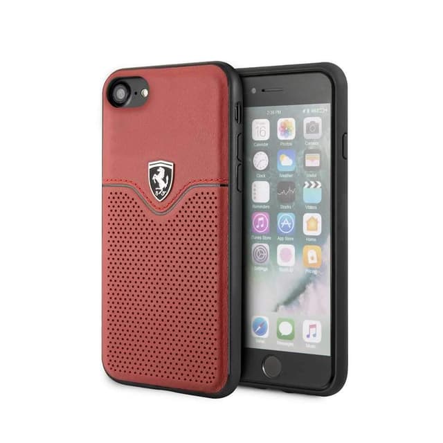 ferrari leather hard case victory for iphone se 2 red | Jomla E ...