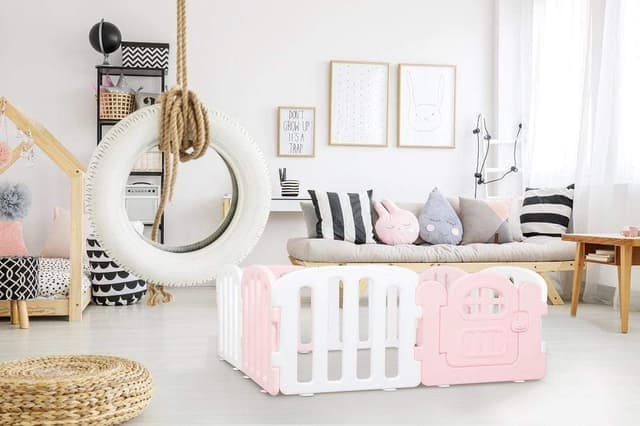 Order ifam first baby room 140 200 baby pink white 10ea Now! | Jomla.ae