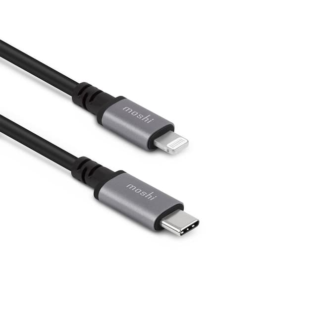Order moshi usb c to lightning connector 3m black Now! | Jomla.ae