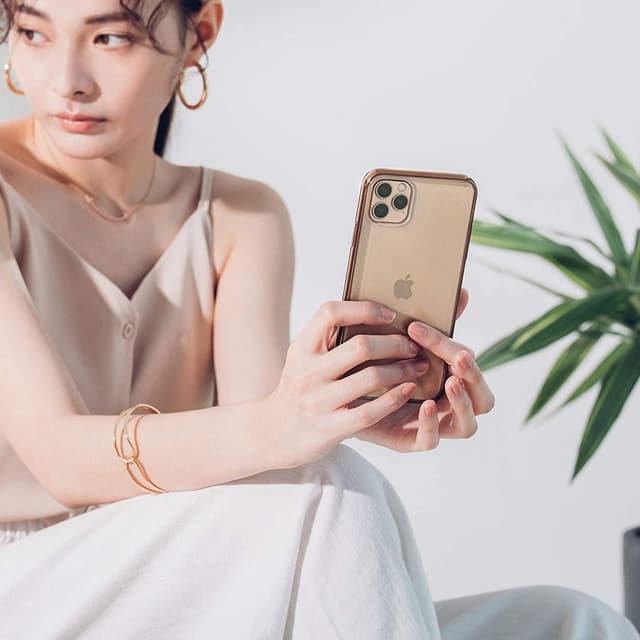 moshi iphone 11 pro max case vitros champagne gold | Jomla.ae