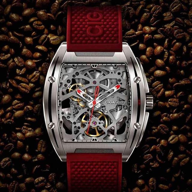 Xiaomi mi ciga mechanical men watch z series red | Jomla.ae