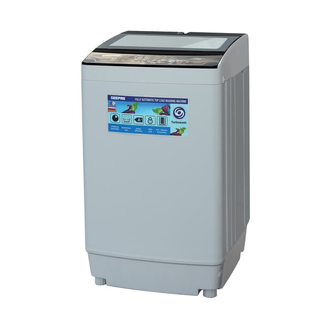 Geepas Fully Automatic Top Load Washing Machine, 7kg | Jomla.ae