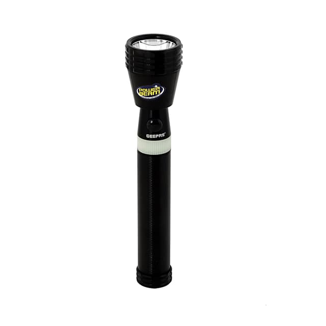 Geepas Rechargeable LED Flashlight GFL4641 | Jomla.ae