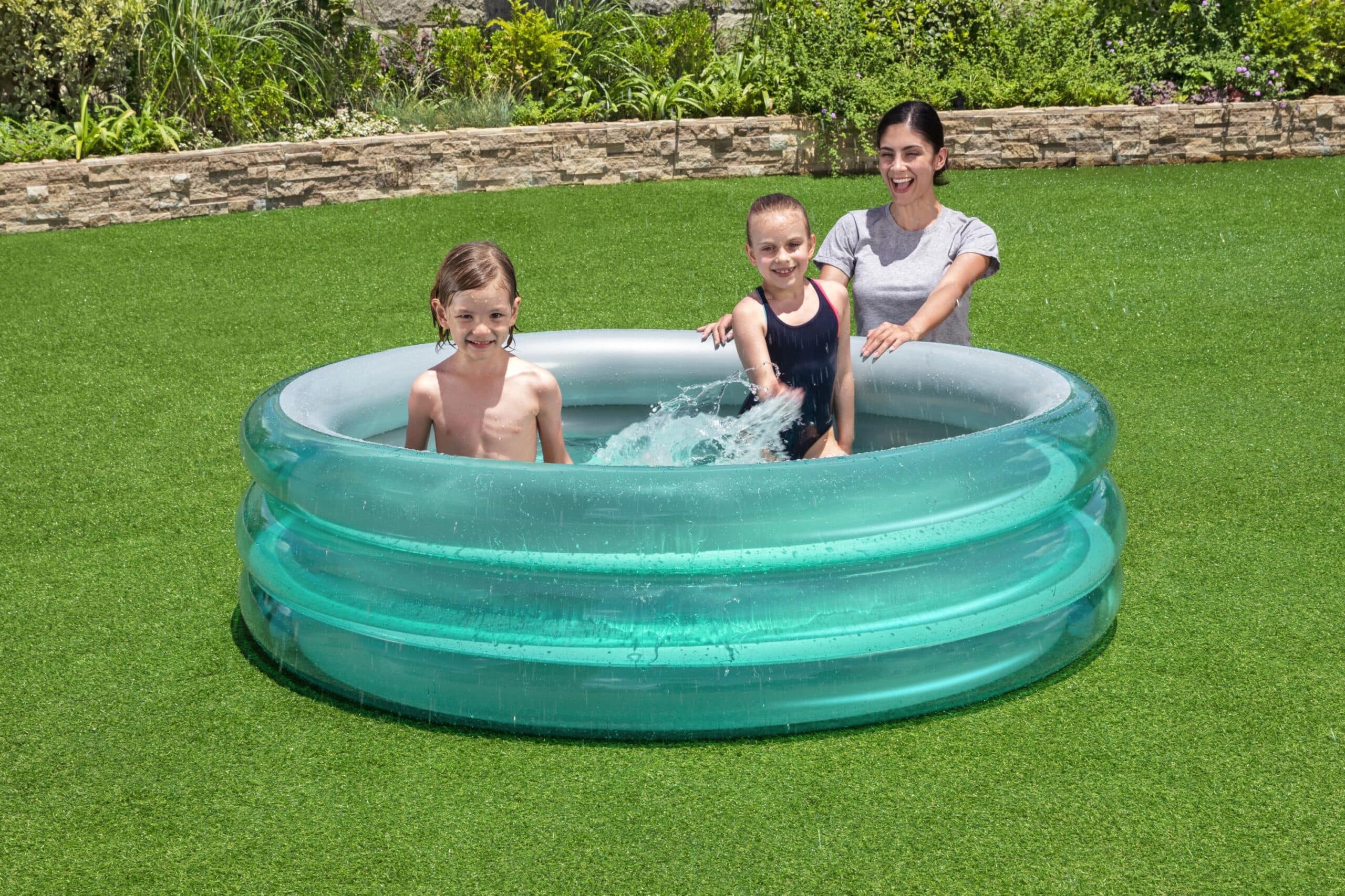 Order Bestway BIG METALLIC 3-RING POOL 170X53 Now! | Jomla.ae