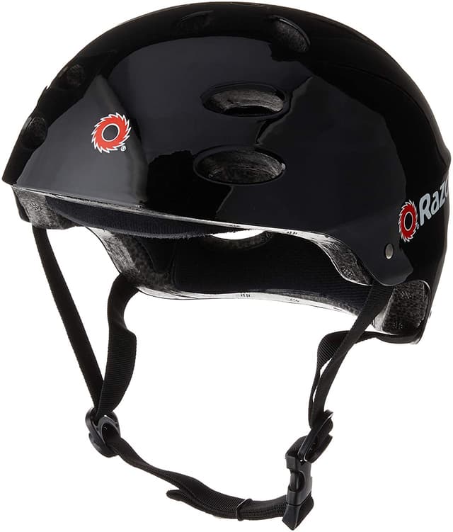 Order RAZOR CHILD HELMET GLOSS BLACK V-17 Now! | Jomla.ae