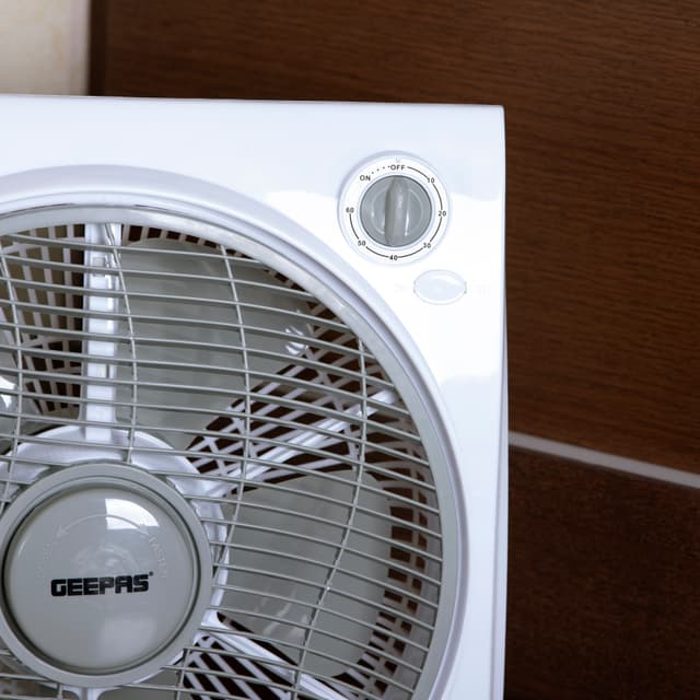 Order Geepas 12'' Floor Fan - Powerful Personal Desk Box Fan with ...