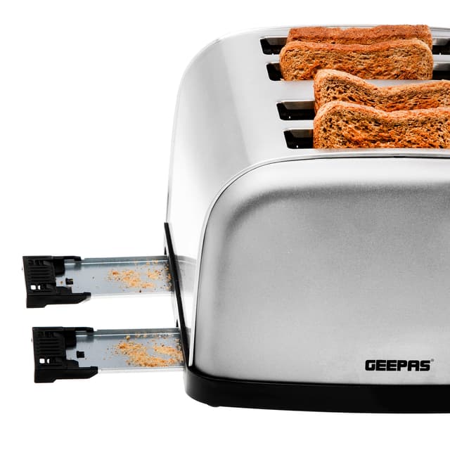 Order Geepas GBT36507UK 1500W 4 Slices Bread Toaster, Crumb Tray, Cord ...