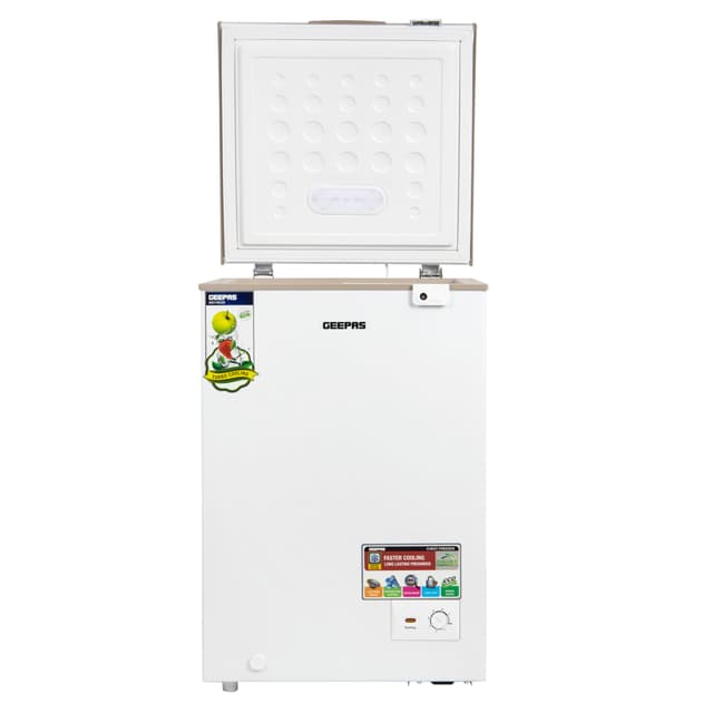 Geepas Chest Freezer 120L capacity GCF1206WAH | Jomla.ae