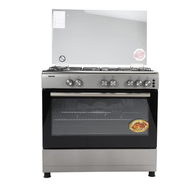 Geepas Free standing Gas Cooking Range Bake & Grill, 90X61 | Jomla.ae