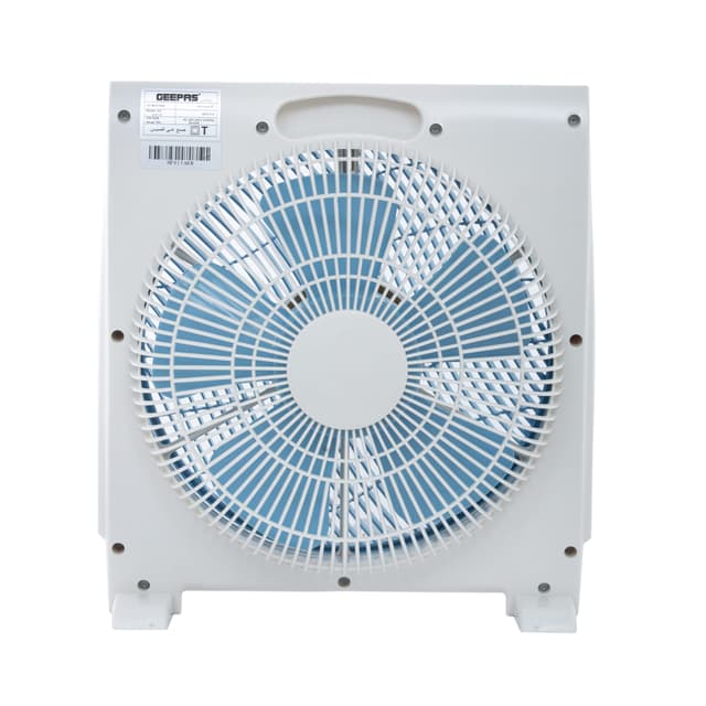 Geepas GF21113-BL 12'' Floor Fan - Powerful Personal Desk Box Fan with ...