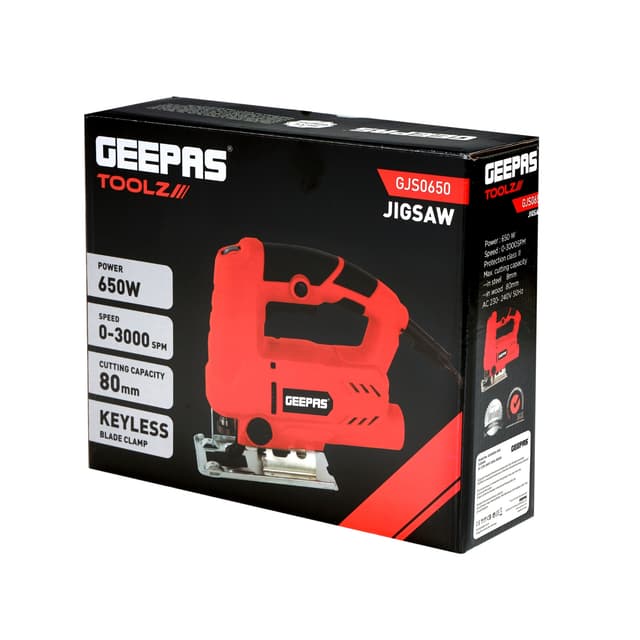 Order Geepas GJS0650-SA Jigsaw Tools 650W - 0-3000SPM Cutting in Wood ...